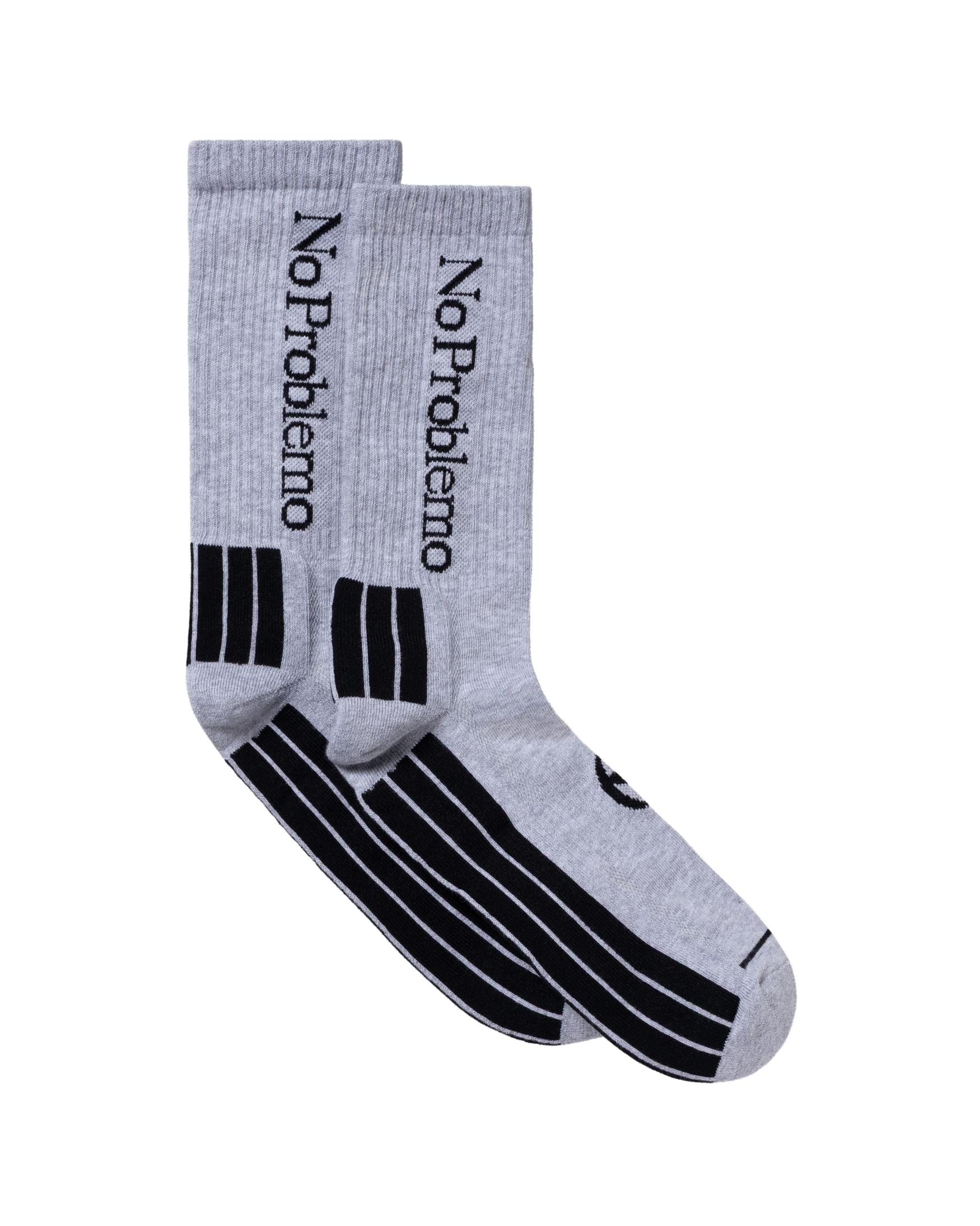 No Problemo Sock Grey Marl
