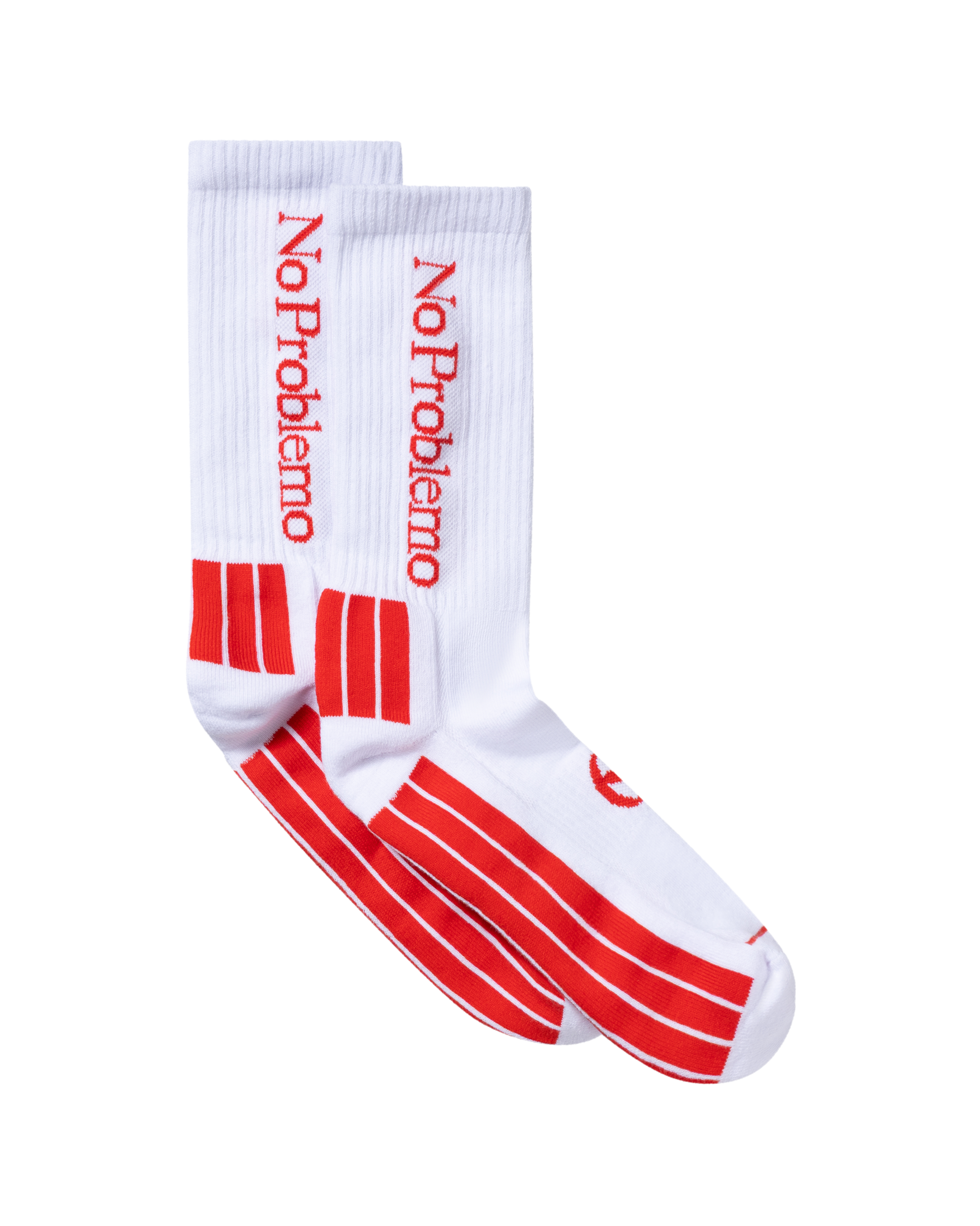No Problemo Sock White